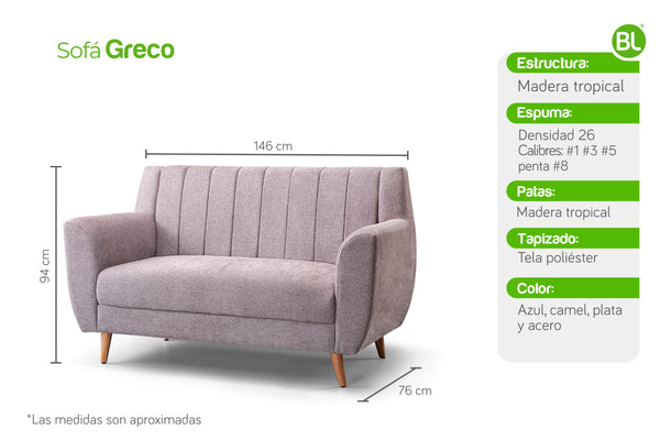 Sofá Greco - mueblesbl